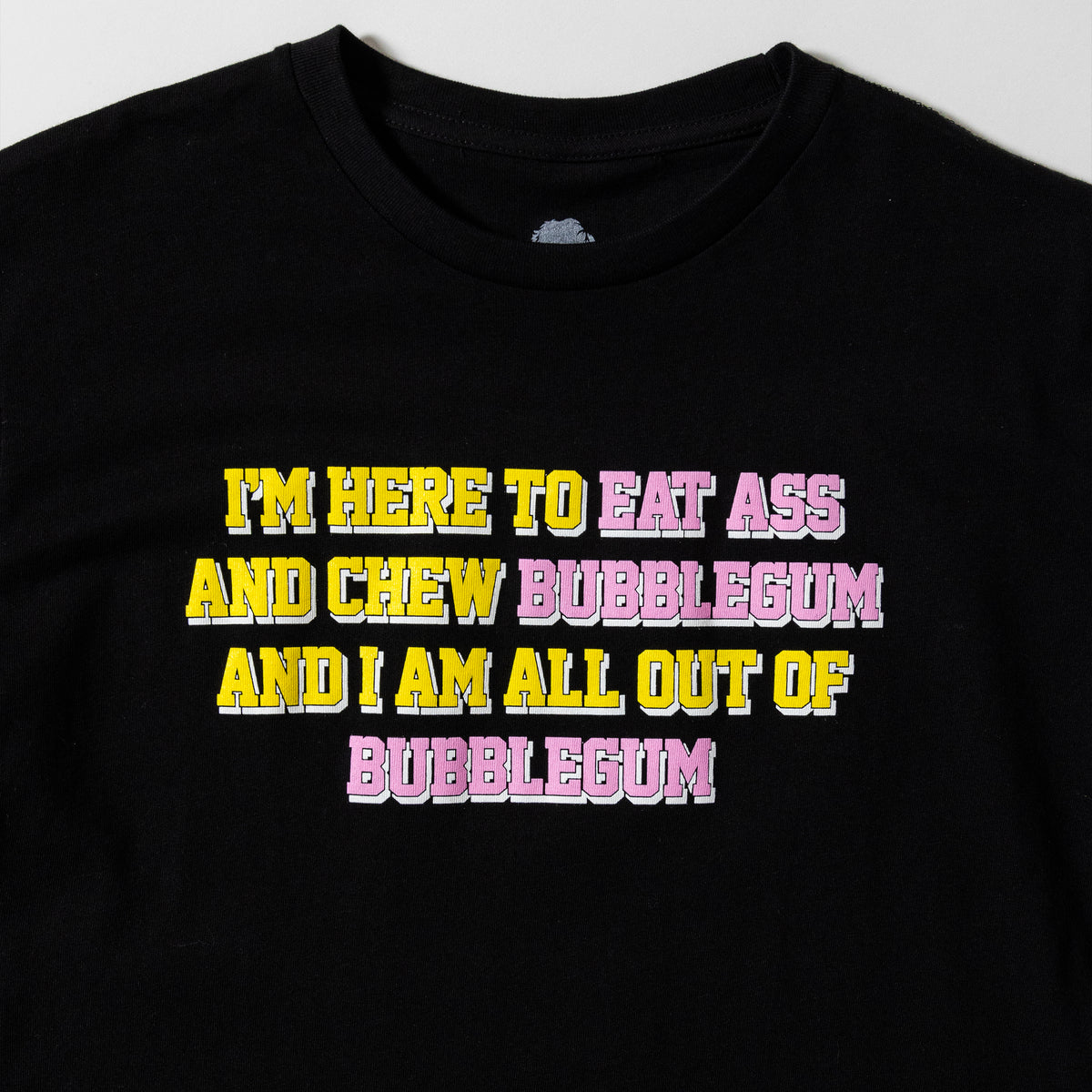 Chew Bubblegum Black Tee – Danny Duncan