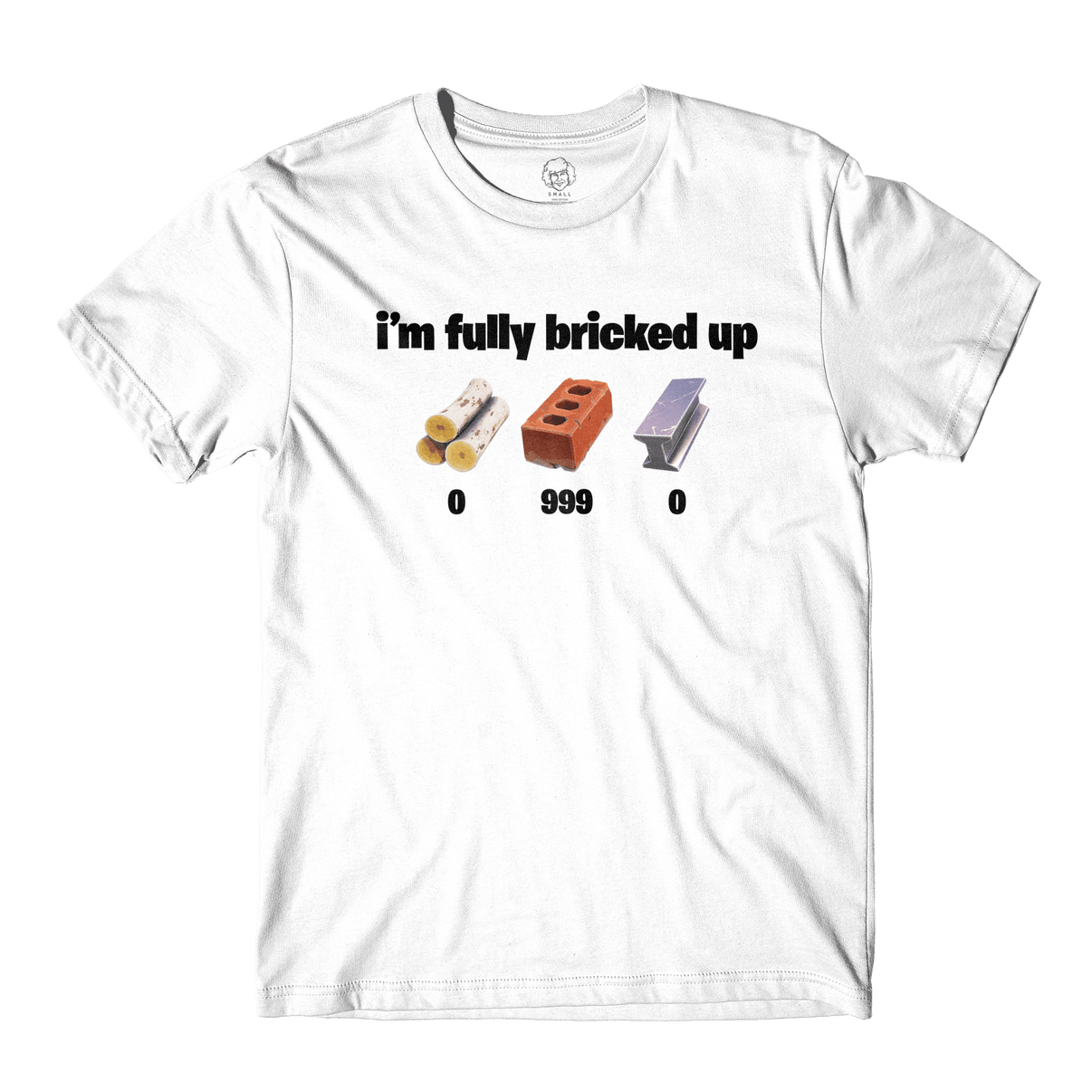 Bricked Up White Tee – Danny Duncan