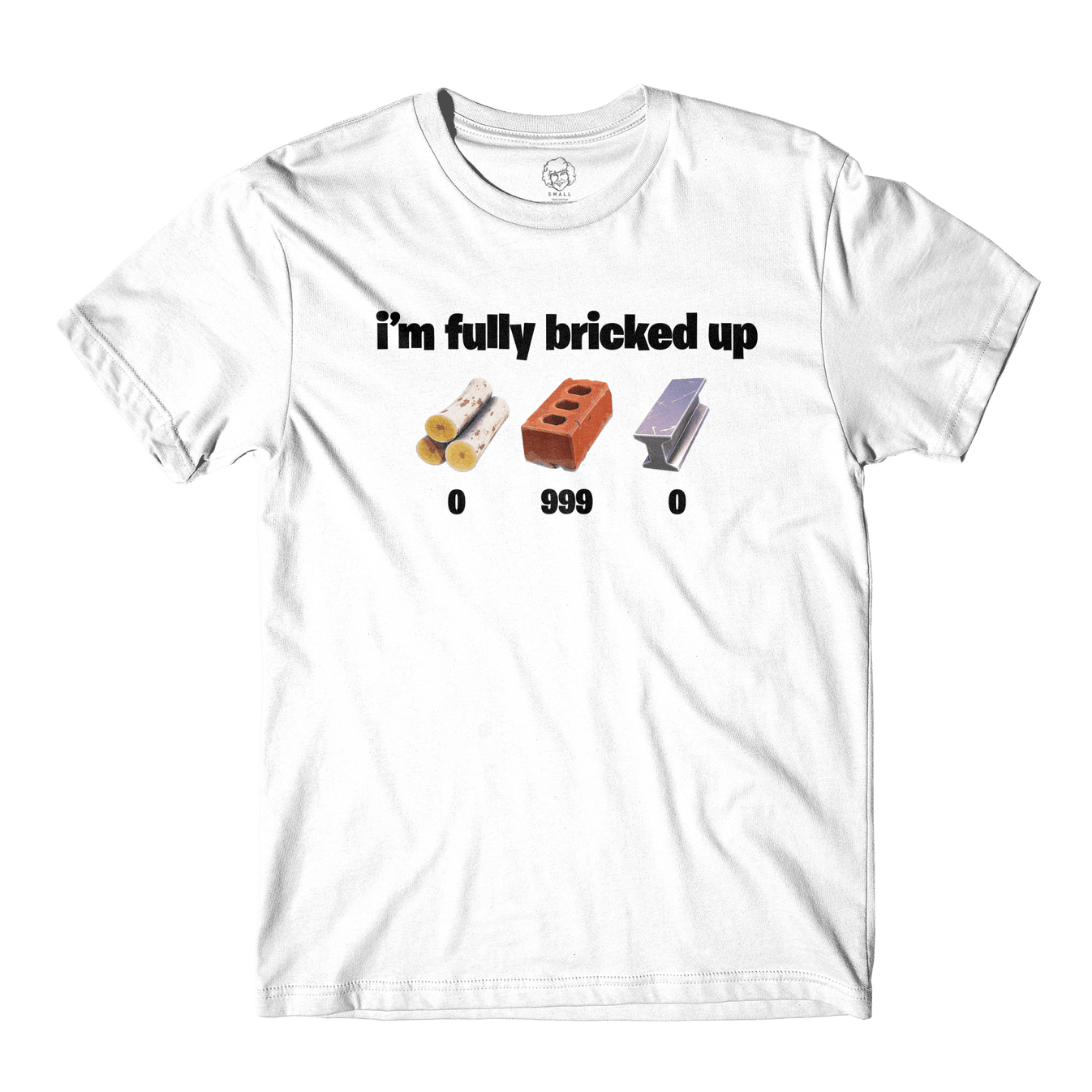Bricked Up White Tee – Danny Duncan