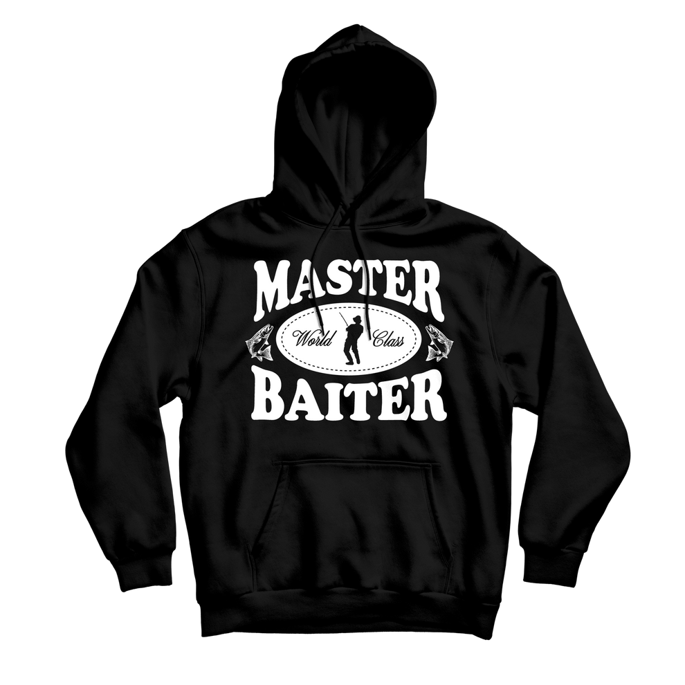 Master Baiter Black Hoodie – Danny Duncan